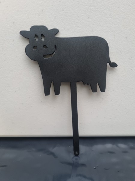 ART BC – COW POWDER COATED GARDEN ART MINI – Kaipara Coast Plant Centre ...